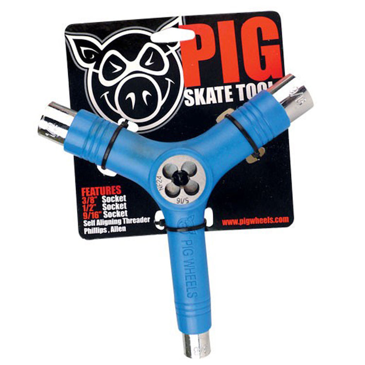 Pig Wheels Skateboard Tool Blue – Flavour Skateshop