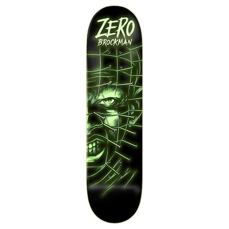 Zero Skateboards James Brockman Fright Night GITD Skateboard Deck 8.25 ...
