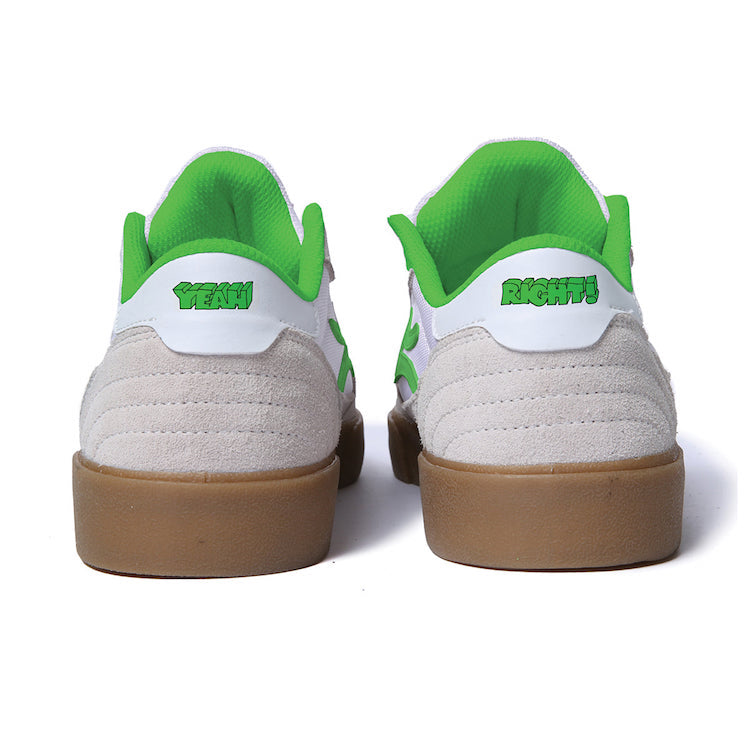 Lakai X Yeah RIght Cambridge White/Green UV Suede Shoes – Flavour Skateshop