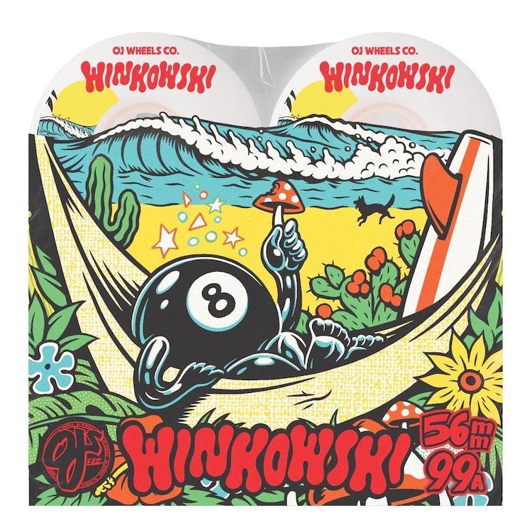 OJ Wheels Erick Winkowski Mushroom Elite Mini Combo Skateboard Wheels ...