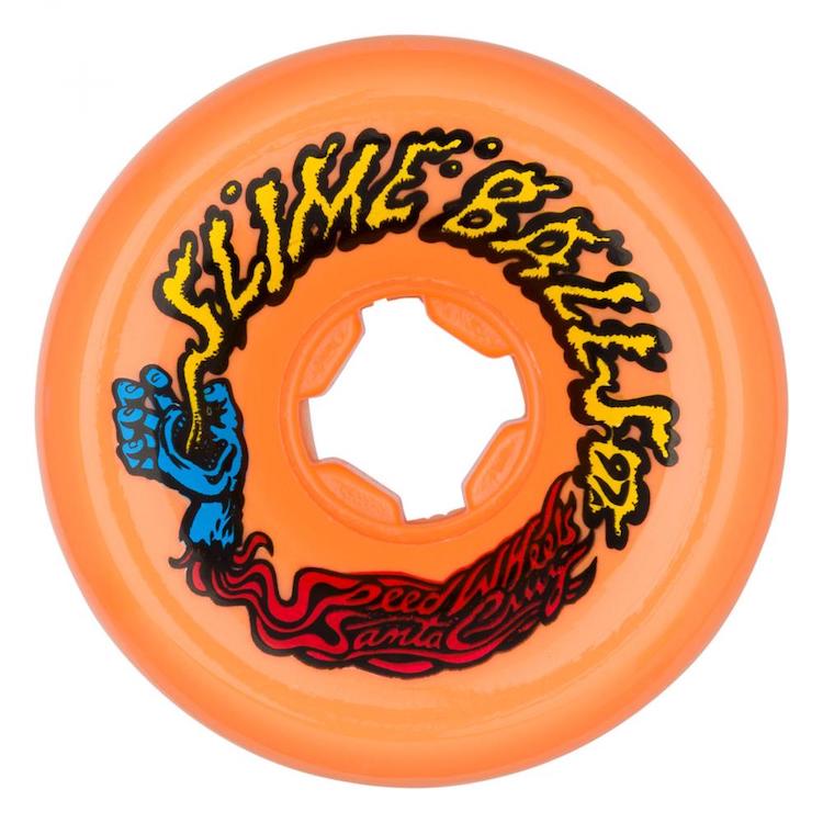Slime Ball Wheels Vomits Orange Skateboard Wheels 97a 60mm – Flavour ...