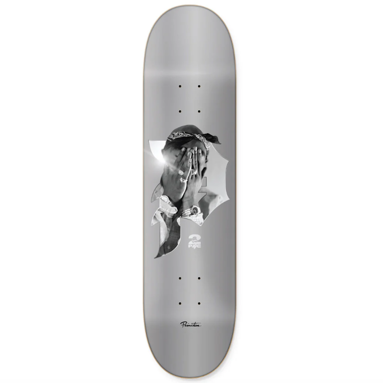 Primitive Skateboarding x 2Pac Brilliant Skateboard Deck 8.125 ...