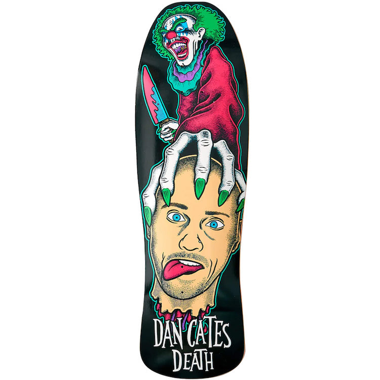 Death Skateboards Dan Cates Killer Clown 2 Pool Shape Skateboard Deck ...