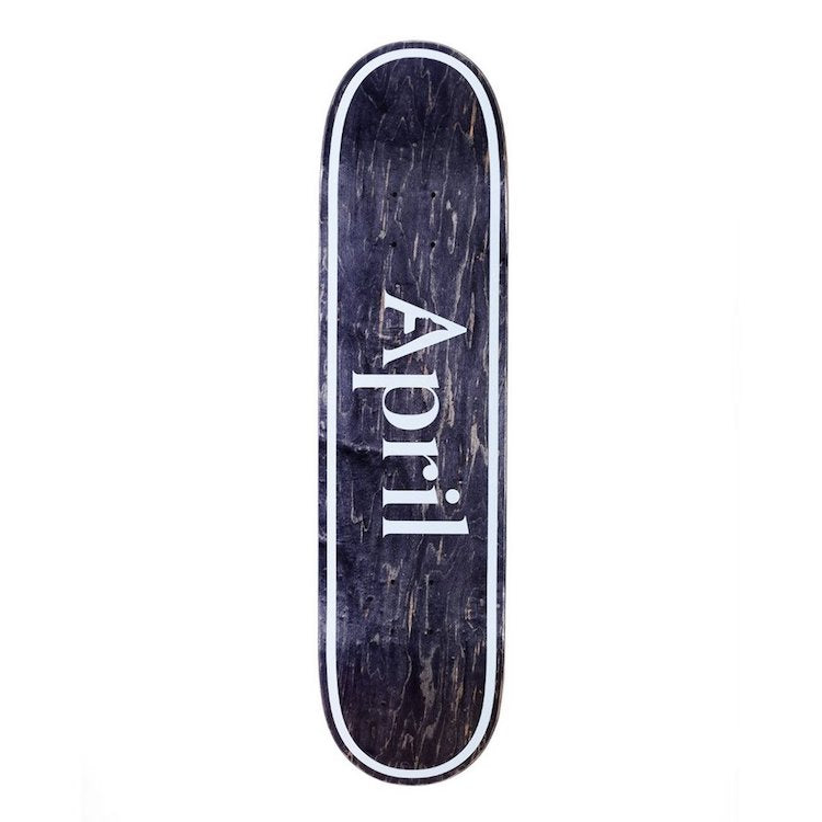 April Skateboards OG Logo Invert Skateboard Deck 8.5" – Flavour Skateshop
