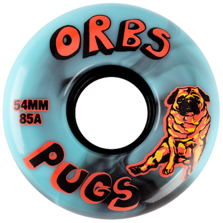 Orb Wheels Pugs Skateboard Wheels 85a 54mm – Flavour Skateshop