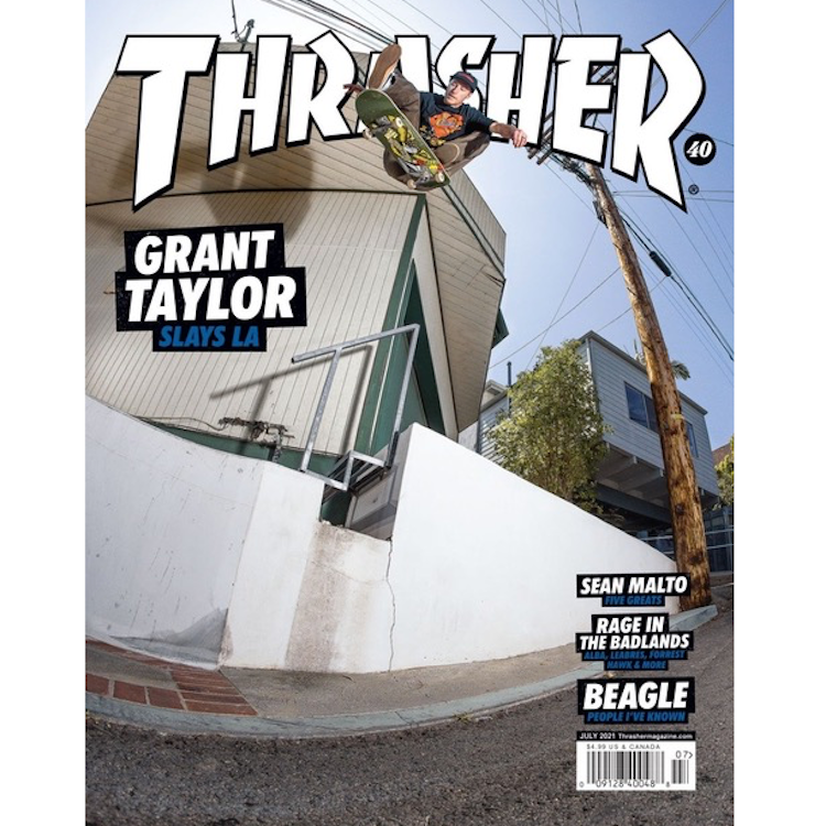 Thrasher Magazine July 2021 (FREE STICKERS) – Flavour Skateshop