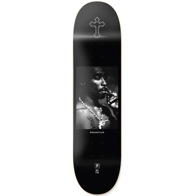 Primitive Skateboarding x Tupac Platinum Skateboard Deck 8.25 ...