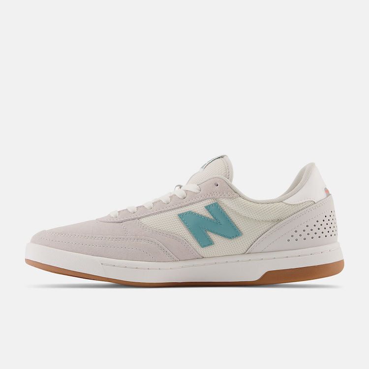 New Balance Numeric 440 Light Grey/Aqua Sea Shoes – Flavour Skateshop