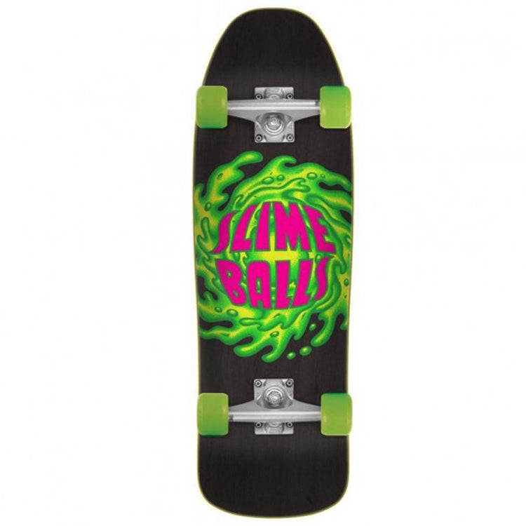 Santa Cruz Slimeballs Logo 80's Factory Complete Cruiser Skateboard 9 ...