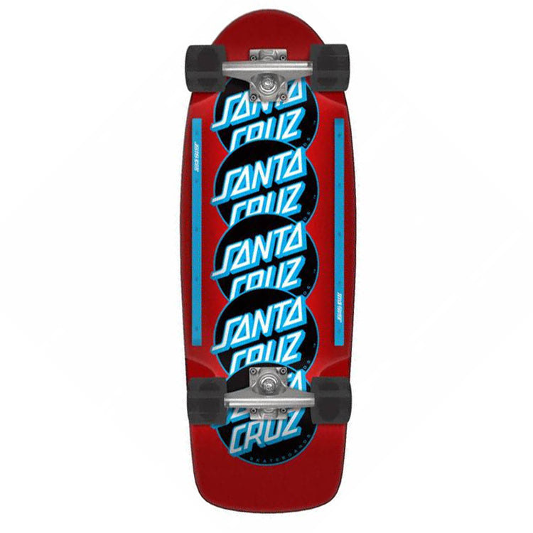 Santa Cruz Classic Dot Stack 80's Complete Skateboard Cruiser 10.44 ...